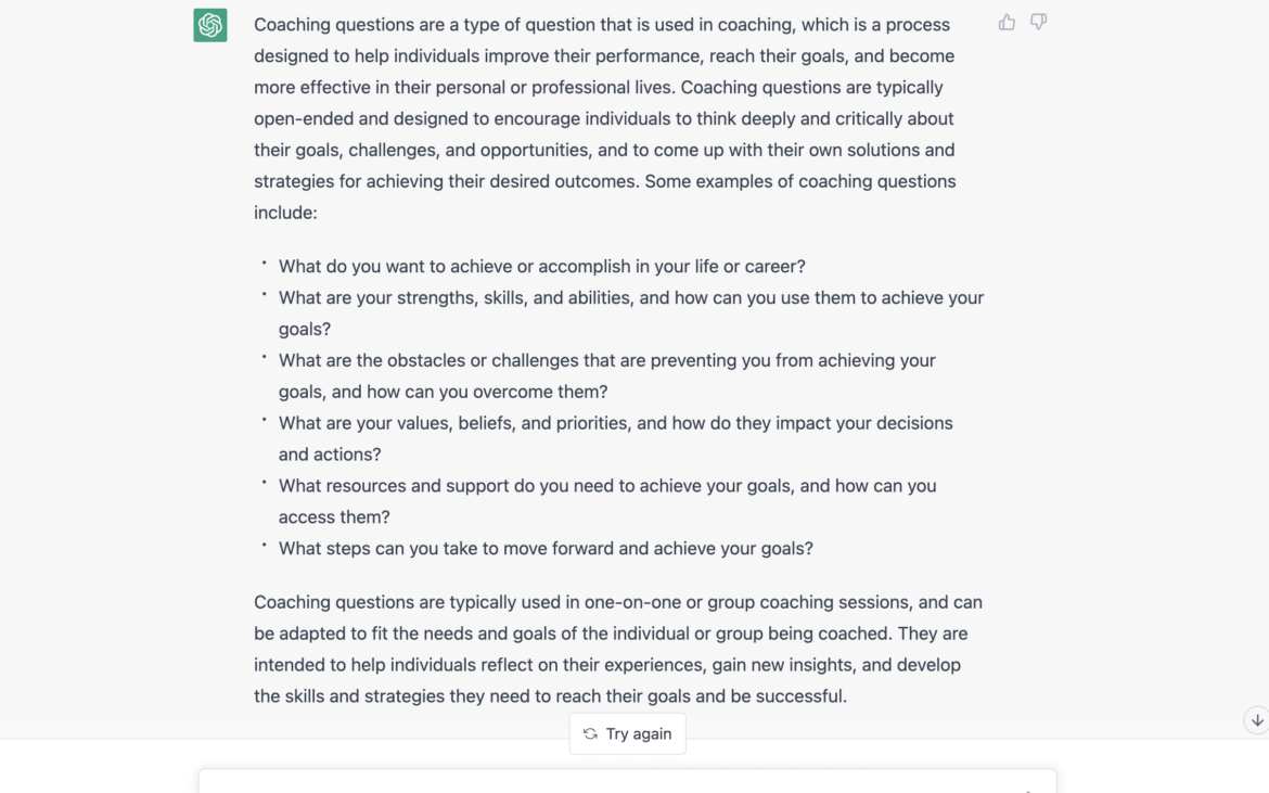 Coaching questions: how to make them poweful and when to use them ...